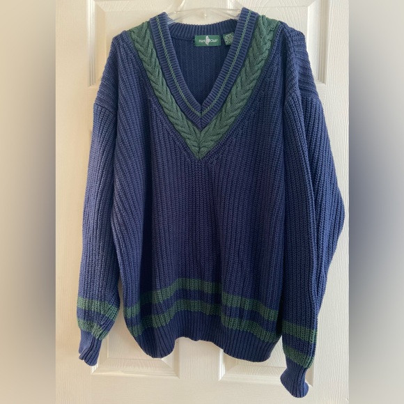 Hunt Club | Sweaters | Vintage Hunt Club Mens Xl Tall Cable Knit ...